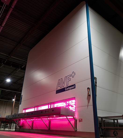 Medium to large size vertical farm with process equipment